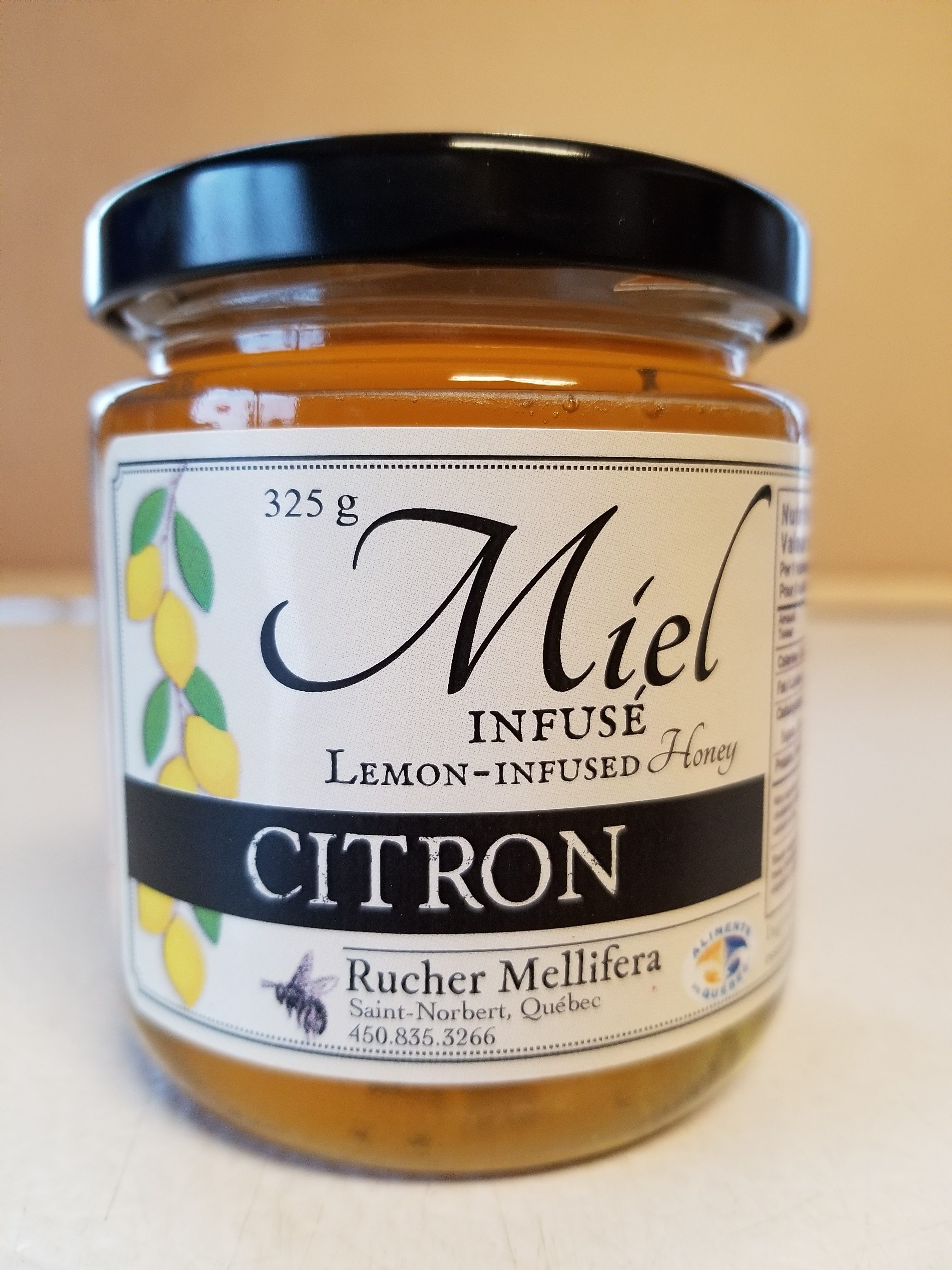 Miel citron frais 325g